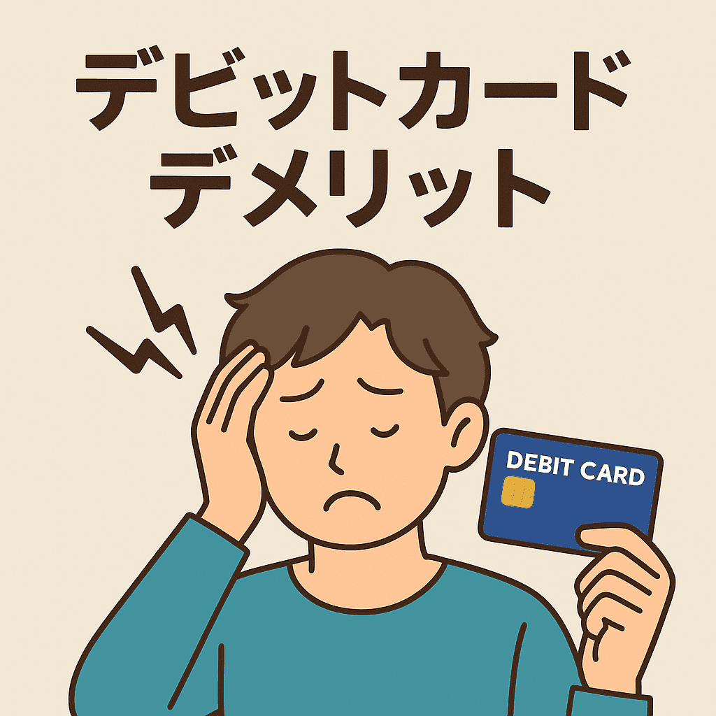 デビットカードのデメリットを解説！おすすめしないって本当？